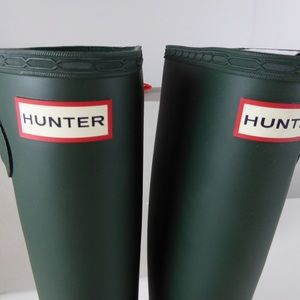 Hunter | Shoes | Hunter Original Tall Rain Boots Matte Hunter Green ...